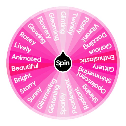Random Adjectives: Shiny Edition | Spin the Wheel - Random Picker