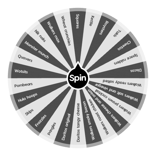 Random british crisps | Spin the Wheel - Random Picker