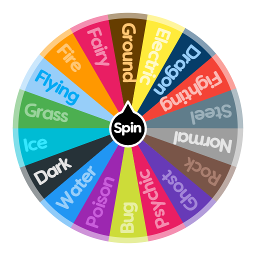 Random Pokémon Type | Spin the Wheel - Random Picker