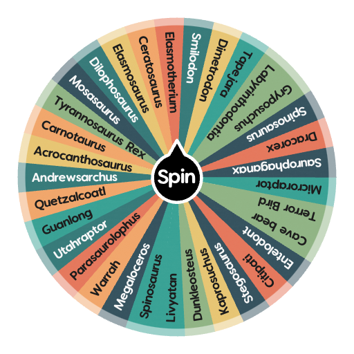 Random Prehistoric Beasts | Spin The Wheel - Random Picker