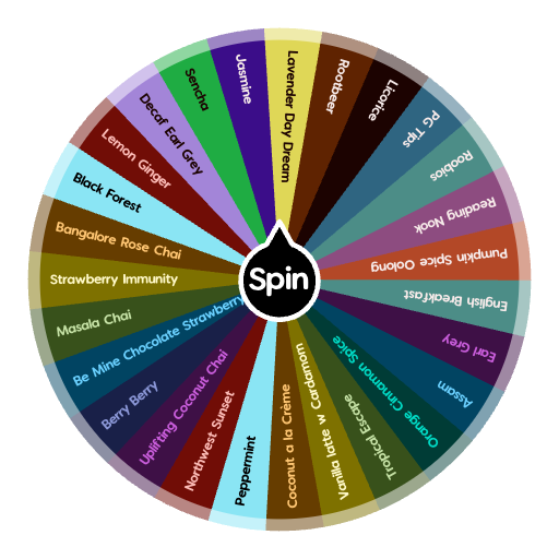 Random Tea Selection! 12/01/2025 | Spin The Wheel - Random Picker