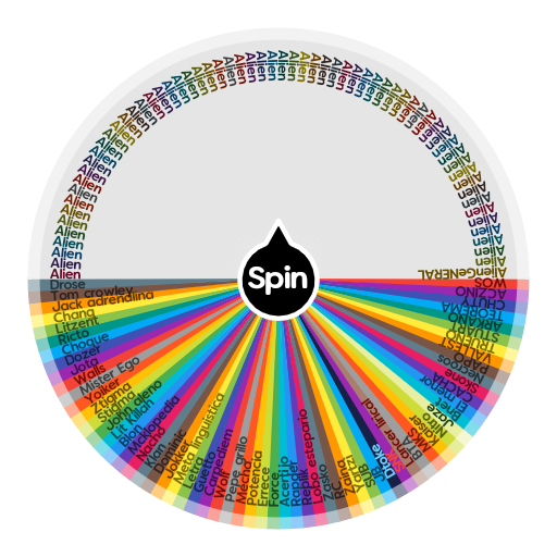Raperos vs aliens | Spin the Wheel - Random Picker