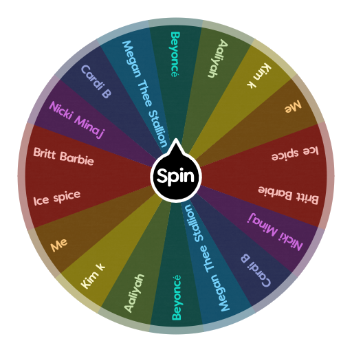 Rappers/Singers | Spin the Wheel - Random Picker