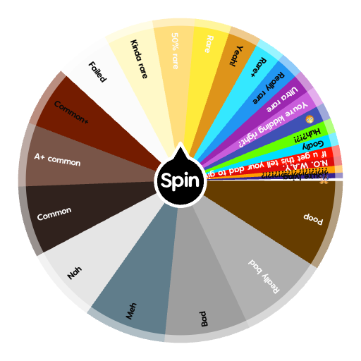 Rarity wheel | Spin The Wheel - Random Picker