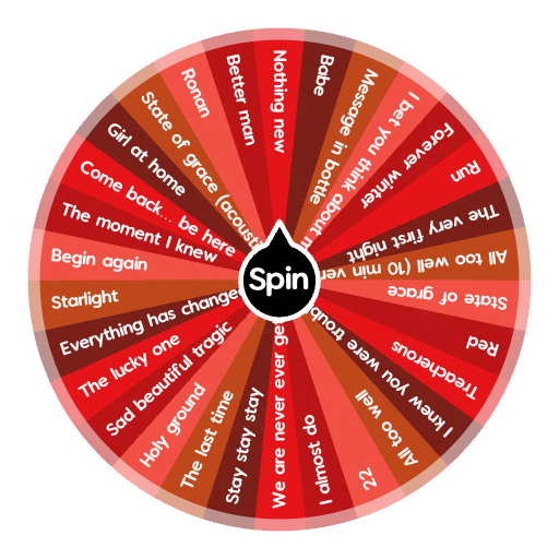 Red (Taylor’s Version) | Spin The Wheel - Random Picker