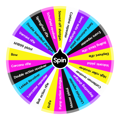 Red dead redemption 2 Weapons | Spin The Wheel App