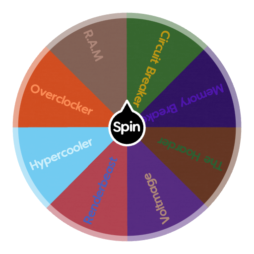 RGD Bosses (As of V.1.9) | Spin the Wheel - Random Picker