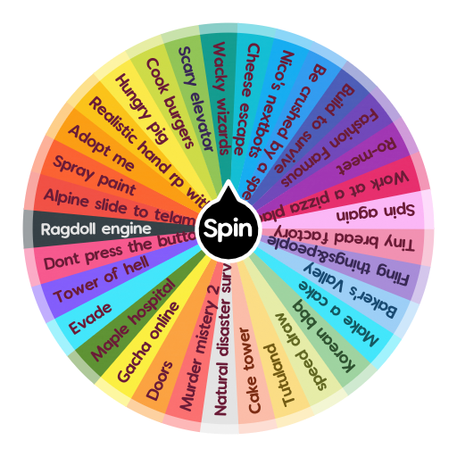 Roblox game idea | Spin the Wheel - Random Picker