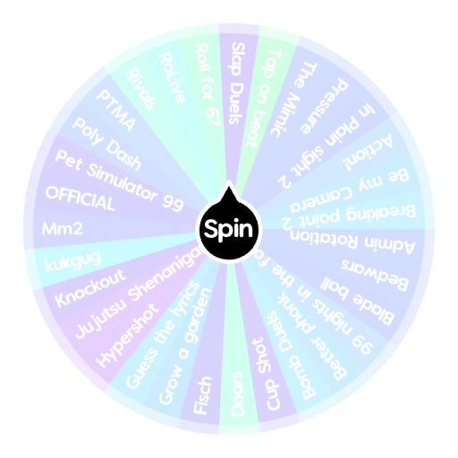 Roblox games wheel | Spin The Wheel - Random Picker