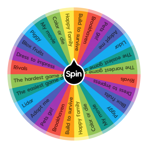 Roblox games wheel | Spin the Wheel - Random Picker