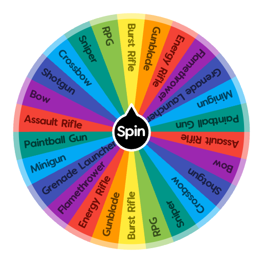 Roblox Rivals Primary Weapons | Spin the Wheel - Random Picker