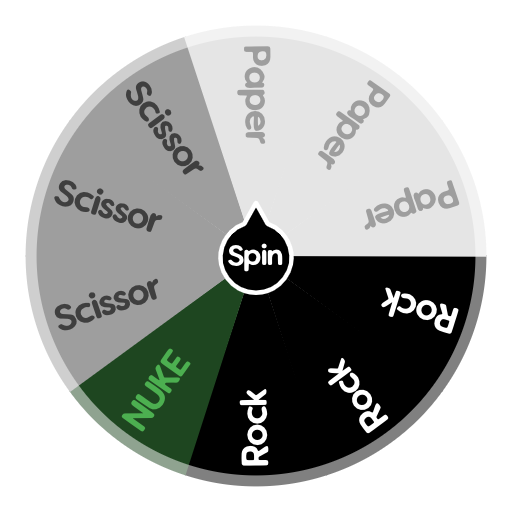 Rock,Paper,Scissor and special:) | Spin the Wheel - Random Picker