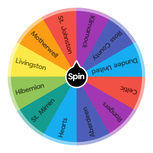 Scottish Premiership (Scotland 🏴󠁧󠁢󠁳󠁣󠁴󠁿) | Spin the Wheel - Random Picker