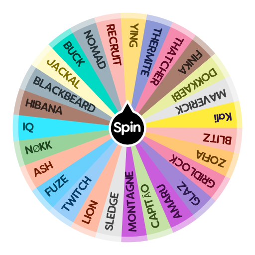 Siege Attackers | Spin the Wheel - Random Picker
