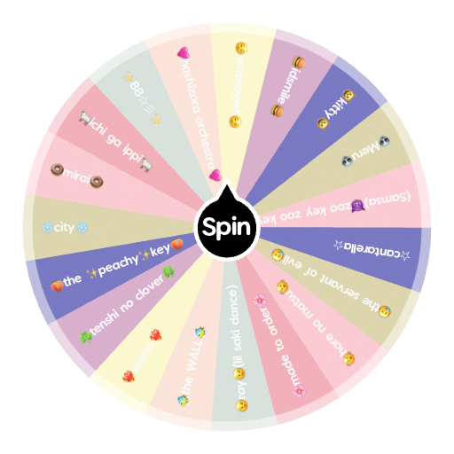 Serene pjsk songs | Spin the Wheel - Random Picker
