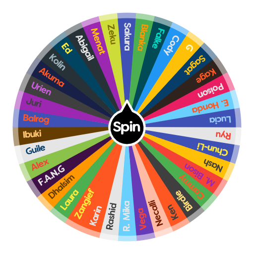 SFV Characters | Spin the Wheel - Random Picker