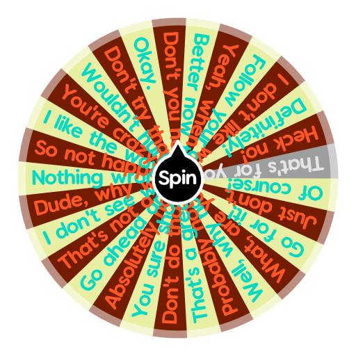 Should I do it? | Spin the Wheel - Random Picker