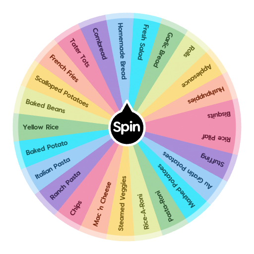 Sides Choices | Spin the Wheel - Random Picker