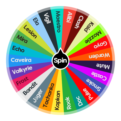 Siege ops (Defenders) | Spin The Wheel - Random Picker