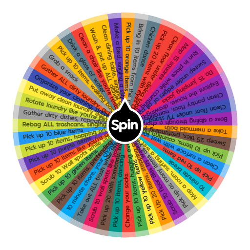 Silly Chores | Spin the Wheel - Random Picker
