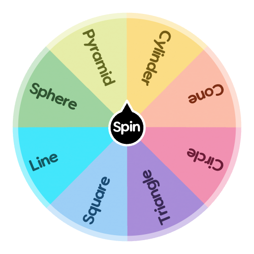 Simple Shapes & 3D Shapes Drawing Practice | Spin the Wheel - Random Picker