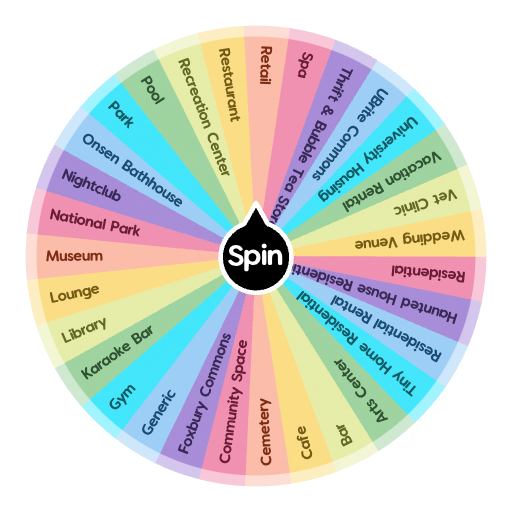 Sims 4 Venue Type | Spin the Wheel - Random Picker