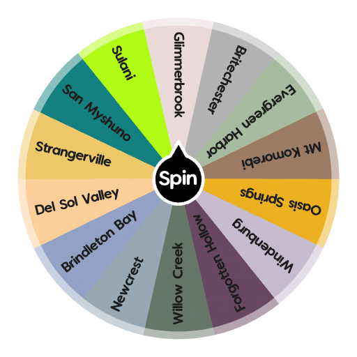 Sims 4 Worlds | Spin the Wheel - Random Picker