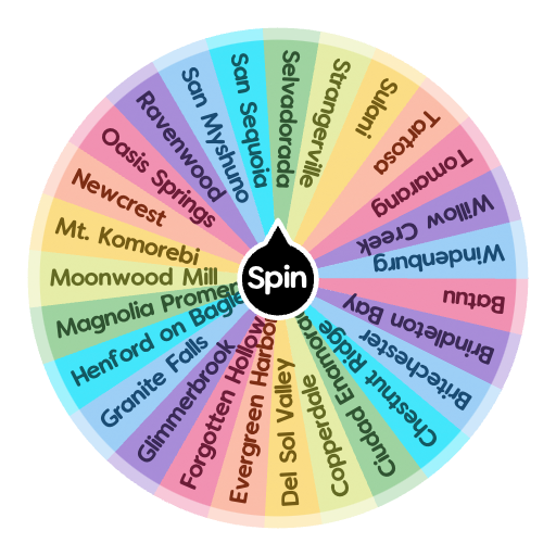 Sims 4 Worlds | Spin the Wheel - Random Picker