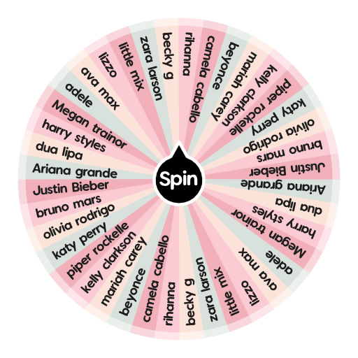 Singers!!! | Spin the Wheel - Random Picker
