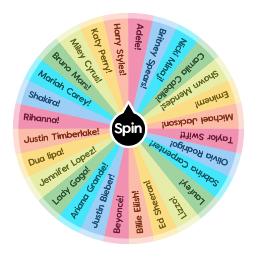 Singers!!! | Spin the Wheel - Random Picker