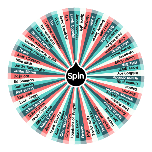 Singers | Spin the Wheel - Random Picker