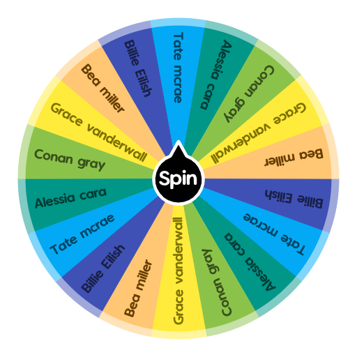 Singers you should listen to | Spin the Wheel - Random Picker