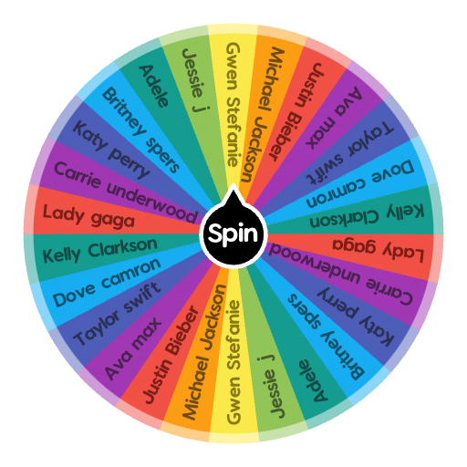 Singers you will listen to | Spin the Wheel - Random Picker