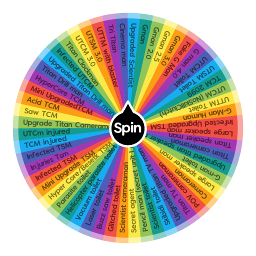 Skibidi Toilet+OTHER MULTIVERSE TITANS | Spin the Wheel - Random Picker