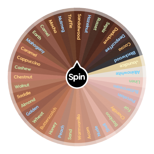 Skin tones 🙇 | Spin the Wheel - Random Picker