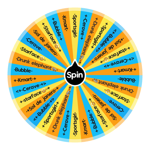 •Skincare brands• | Spin the Wheel - Random Picker