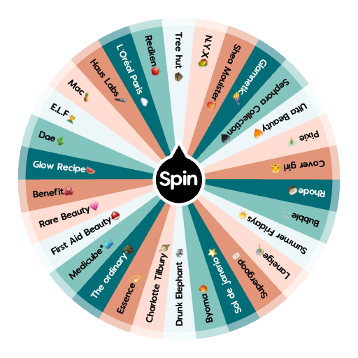 💄💕SKINCARE\ MAKEUP BRANDS💕🐚 | Spin The Wheel - Random Picker