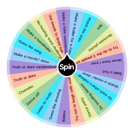 Sleepover | Spin The Wheel - Random Picker