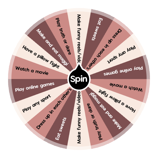 Sleepover ideas | Spin The Wheel - Random Picker