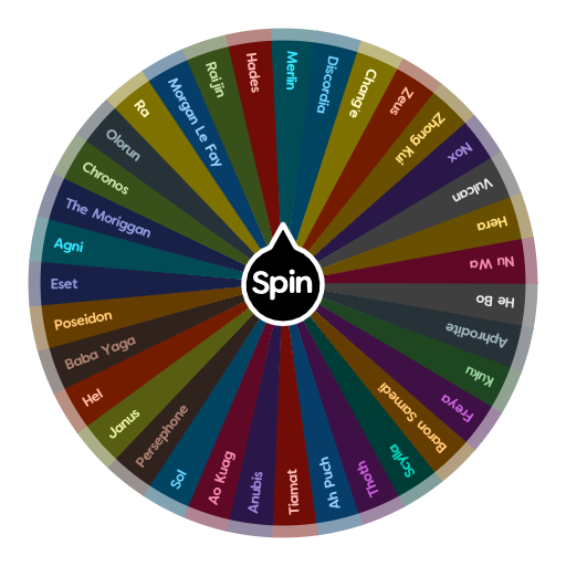 SMITE Mage Wheel | Spin The Wheel App
