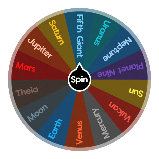 Solar System | Spin the Wheel - Random Picker