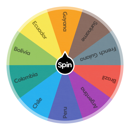South American Countries! | Spin the Wheel - Random Picker