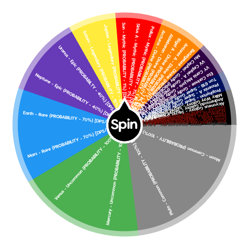 Space Tower Defense | V2.6 | Spin The Wheel - Random Picker