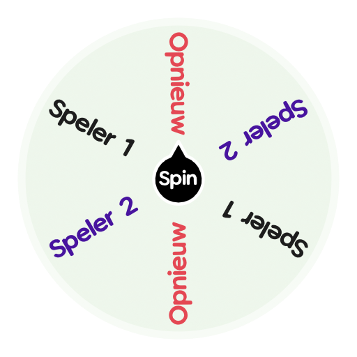 Speler 1 2 | Spin the Wheel - Random Picker