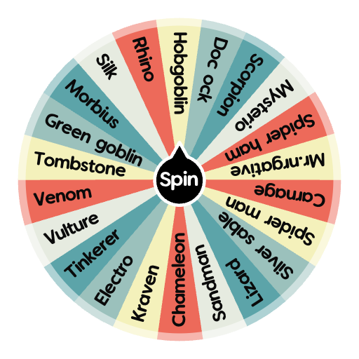 Spider man villain | Spin The Wheel - Random Picker
