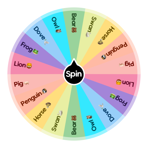 Spirit Animal | Spin the Wheel - Random Picker
