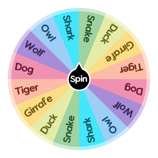 Spirit Animal | Spin The Wheel App