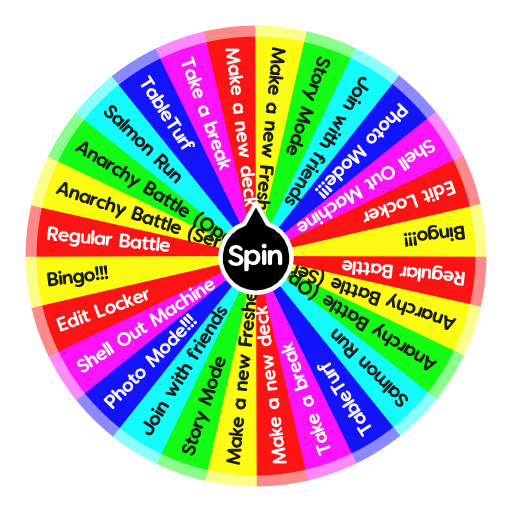 Splatoon 3 Modes | Spin the Wheel - Random Picker