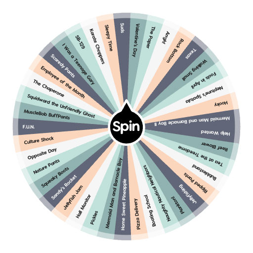 SpongeBob SquarePants Season 1 Episodes | Spin the Wheel - Random Picker