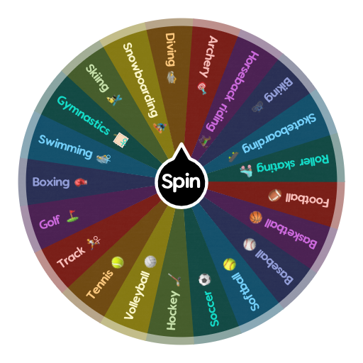 Sports ⚽️🏋️‍♀️🏈 | Spin the Wheel - Random Picker